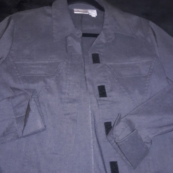 Newport News | Jackets & Coats | Jackettop Velcro Closures Grey 4 ...